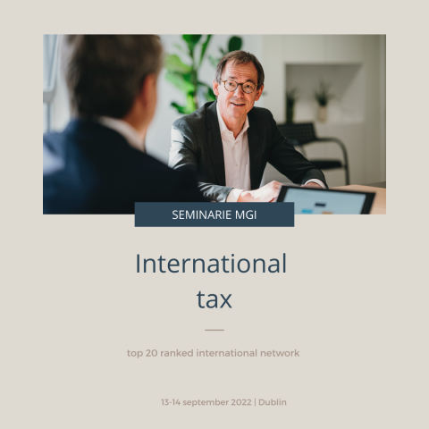 MGI International tax seminar | Lievens & Co